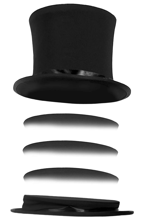 Deluxe Foldable Top Hat – Donna di Capri